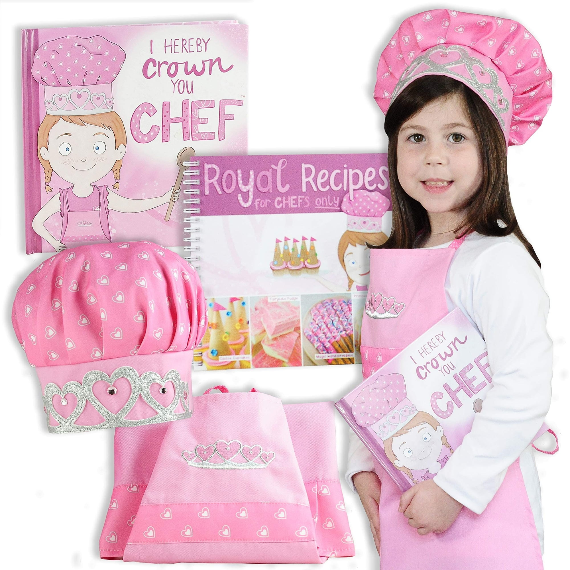 Tickle & Main - Princess Chef Kit for Kids Age 3-7, Includes Book ...
