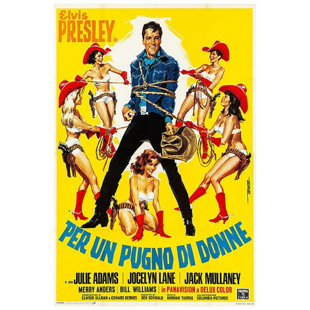 Tickle Me - Elvis Presley - 1965 - Movie Poster - Italian Version ...