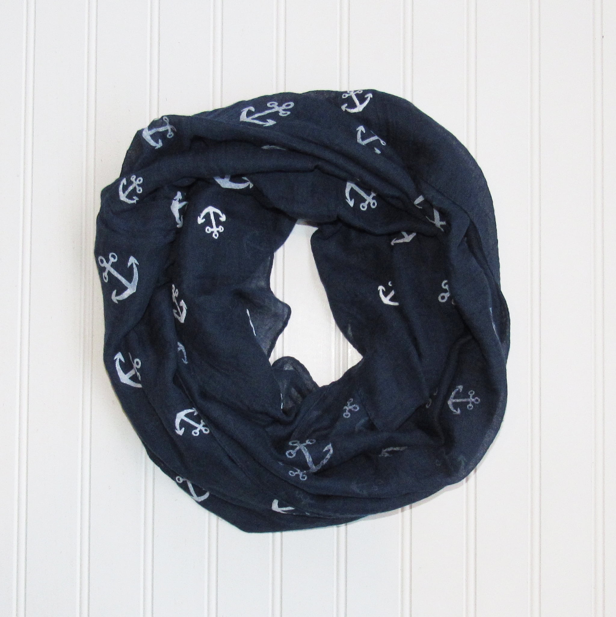 Tickled Pink Women's Anchors Away Infinity Scarf, 30 x 35 Loop, 35% ...