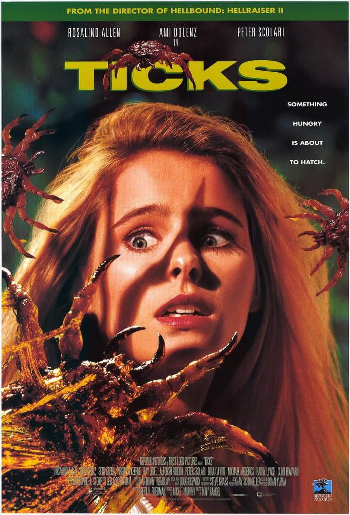 Ticks POSTER (27x40) (1993) - Walmart.com