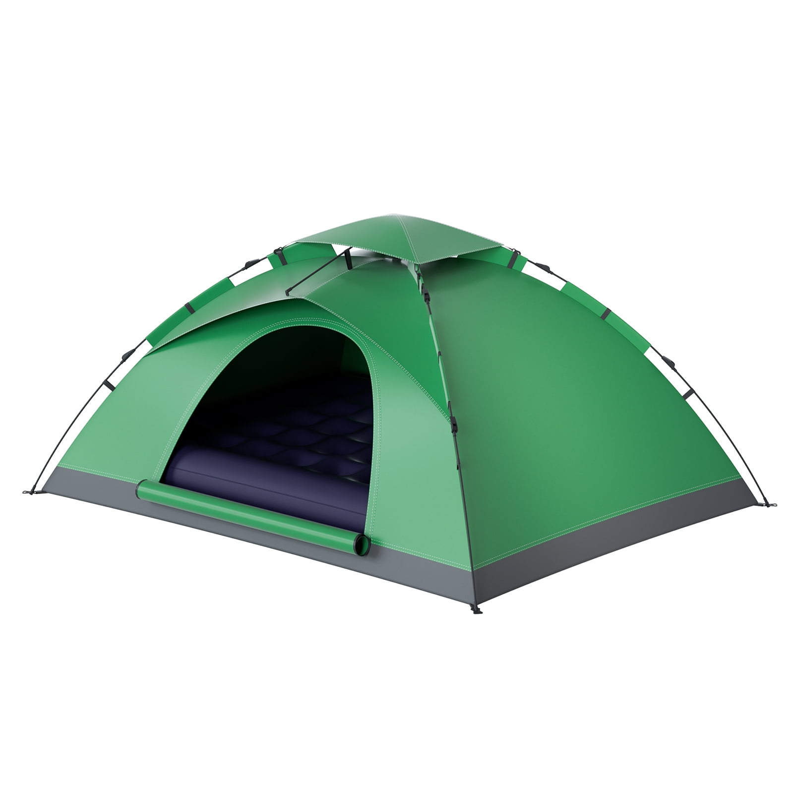 TidBay 8 Pcs Camping Set, 2 Person Camping Tent with Rainfly And ...