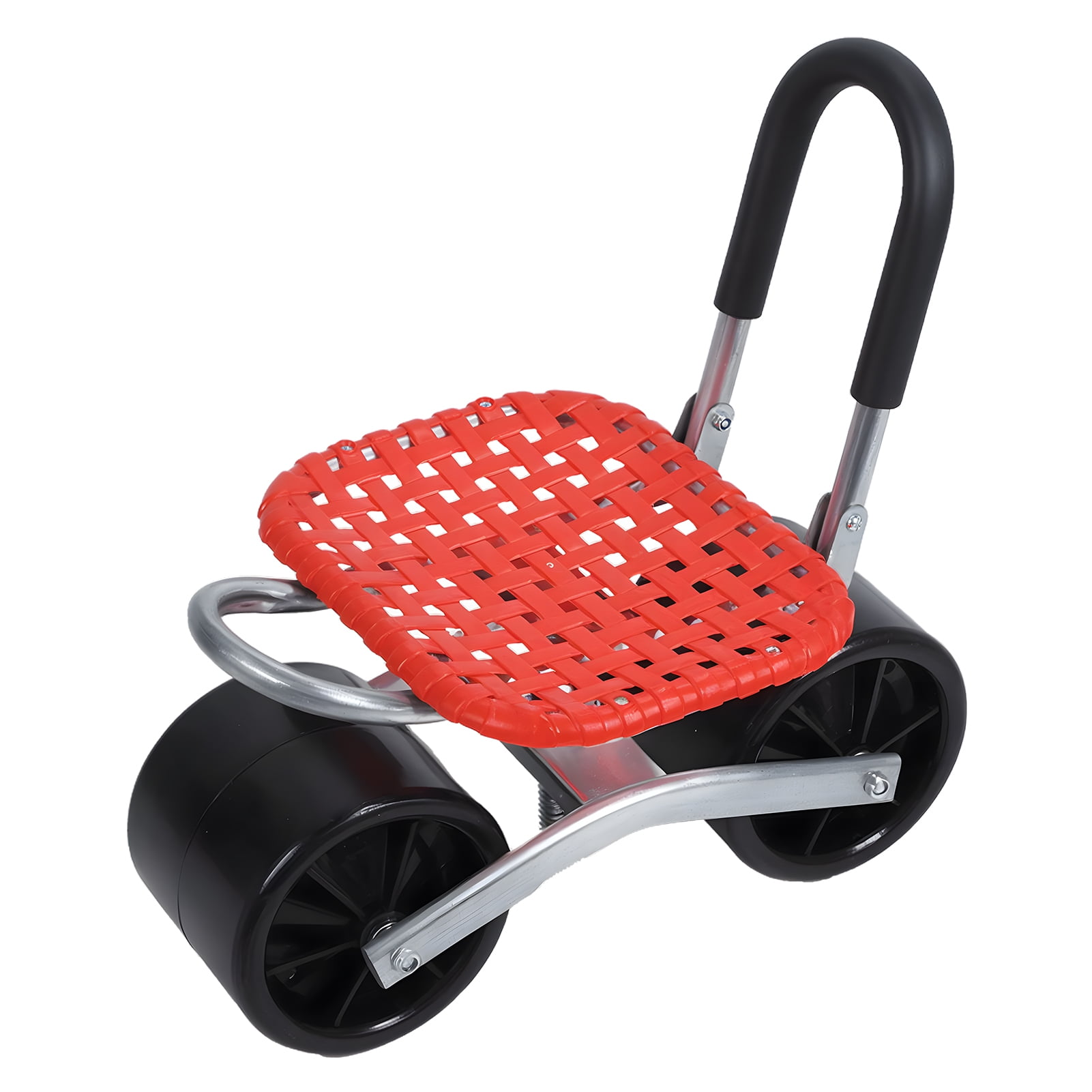 TidBay Rolling Garden Seat, Garden Carts on Wheels, Utility Garden ...