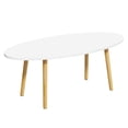 TidBay Small Coffee Table, Mid Century Modern Tea Table, Living Room ...