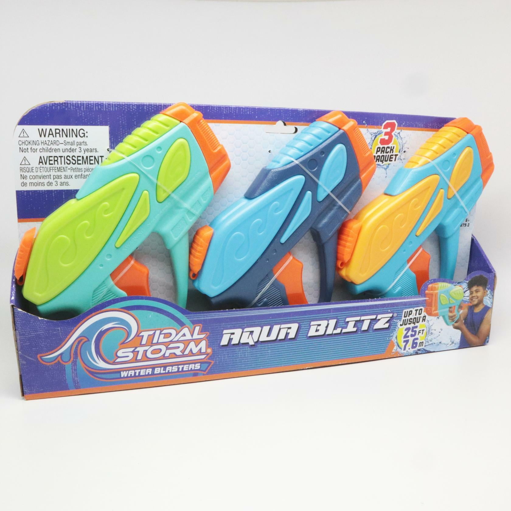 Tidal Storm Kids' Aqua Blitz Water Blaster 3 Pack - 25 Feet - Walmart Business Supplies