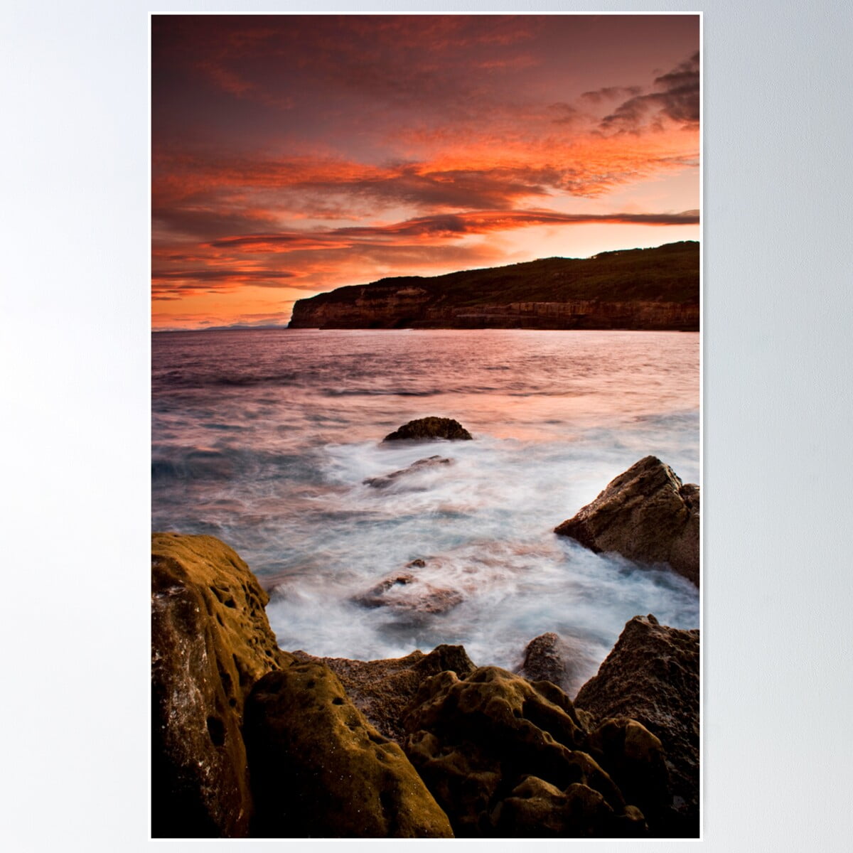 Tidal Surge Poster Wall Art, Modern Wall Decor For Living Room Bedroom ...