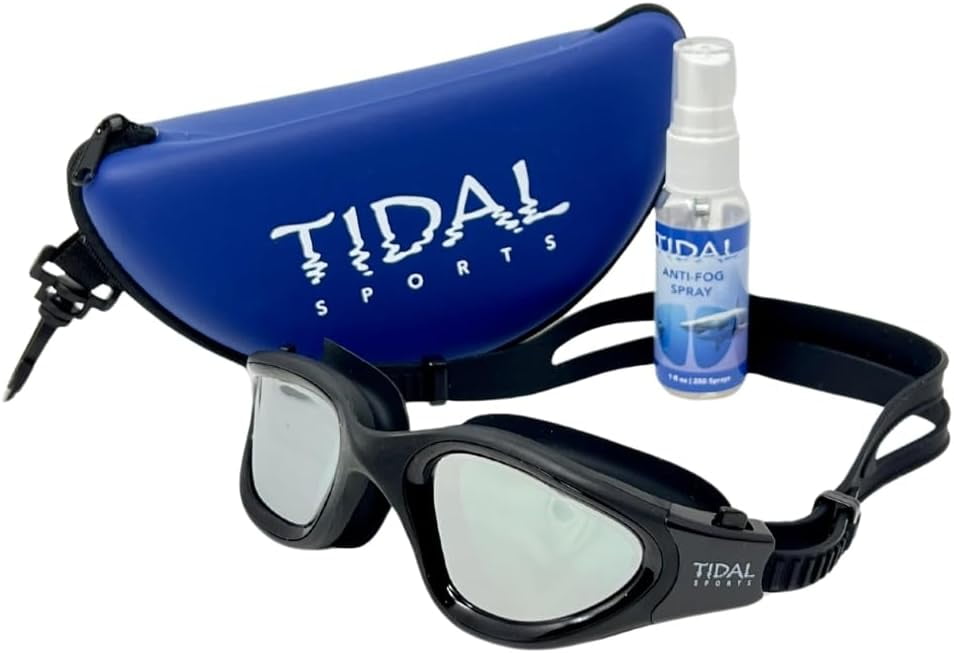 Tidal Swim Goggles - Advanced anti-fog technology. Polarized swim ...
