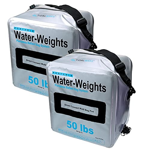 Tidal Wake Water-Weights Ballast Bags - Set of 2 - Each Bag Holds 50 ...