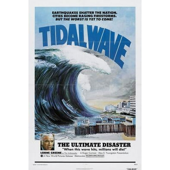 Tidal Wave Movie Poster 16x24 Poster Medium Art Poster 16x24 Unframed ...