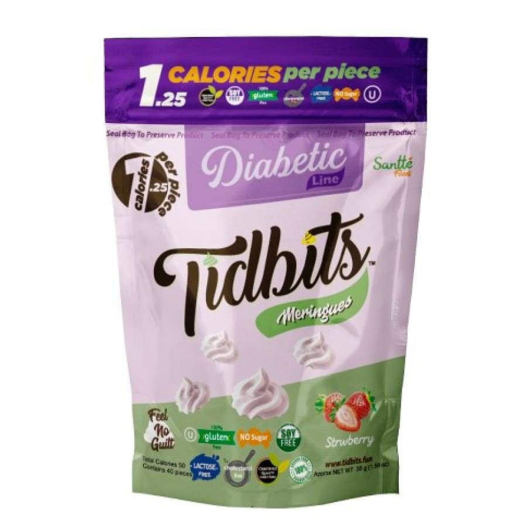 Tidbits "Diabetic-Friendly" Sugar-Free Meringue Cookies by Santte Foods ...