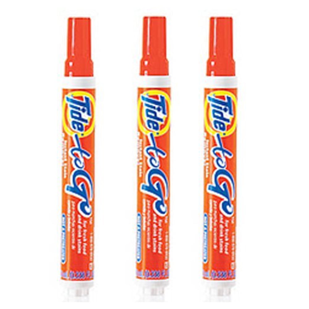 Tide - 3x Pack - Stain Remover Pen To Go - Instant Stain Remover by ...