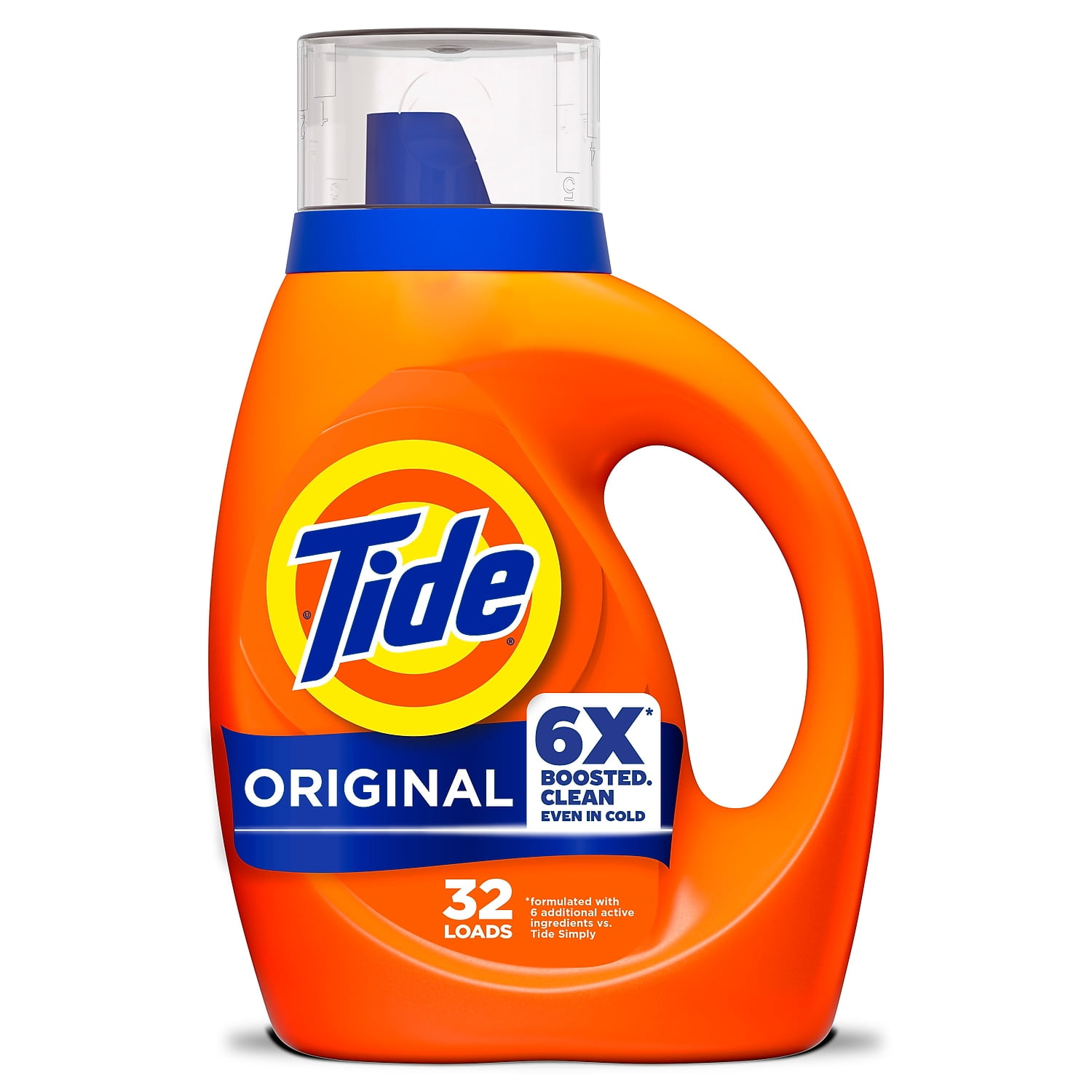 Tide 12117 Laundry Detergent, Regular Scent, 32 Loads, 42 oz. Liquid ...