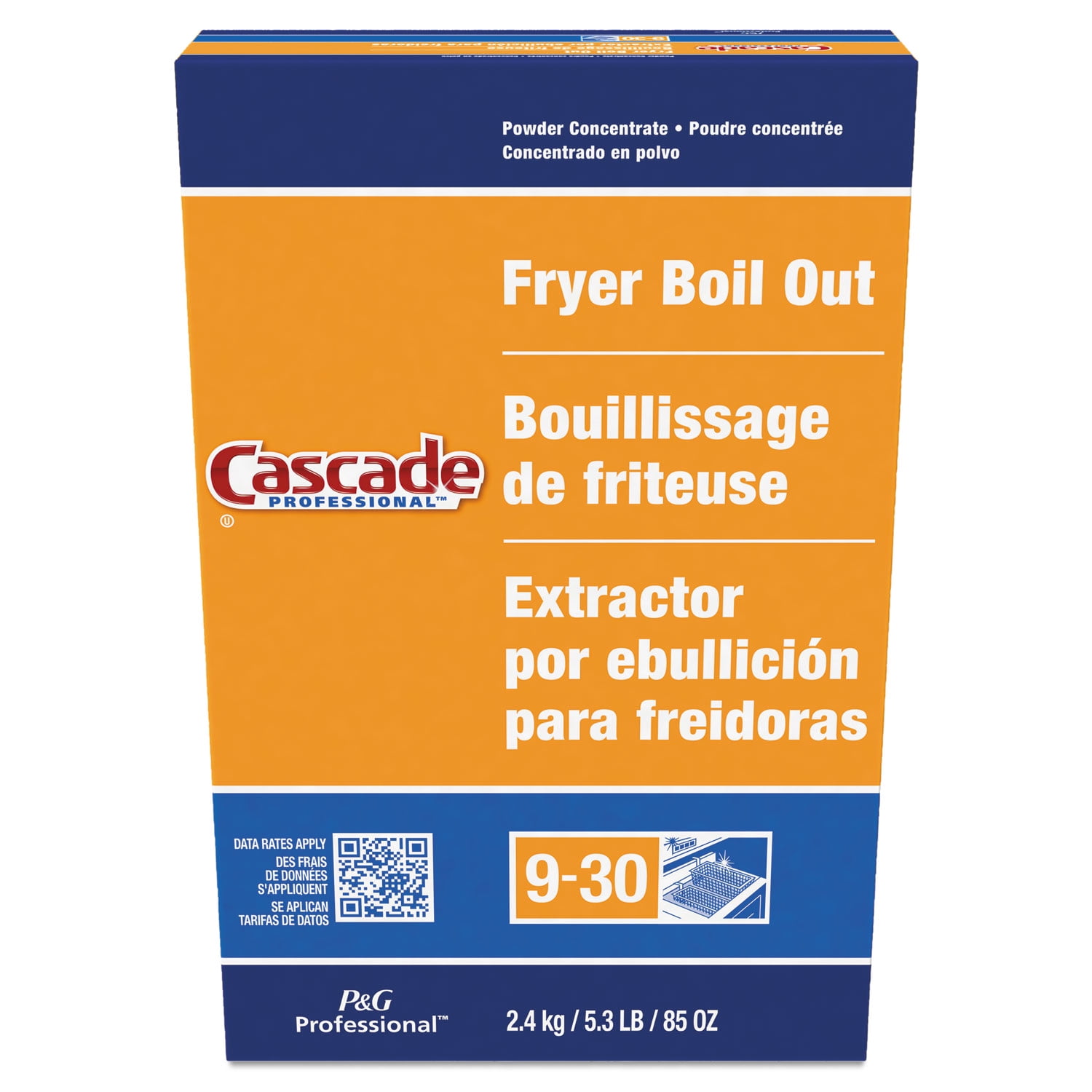 Tide 59097 5.3 lbs Professional Fryer Boil Out, Concentrated Powder - 6 ...