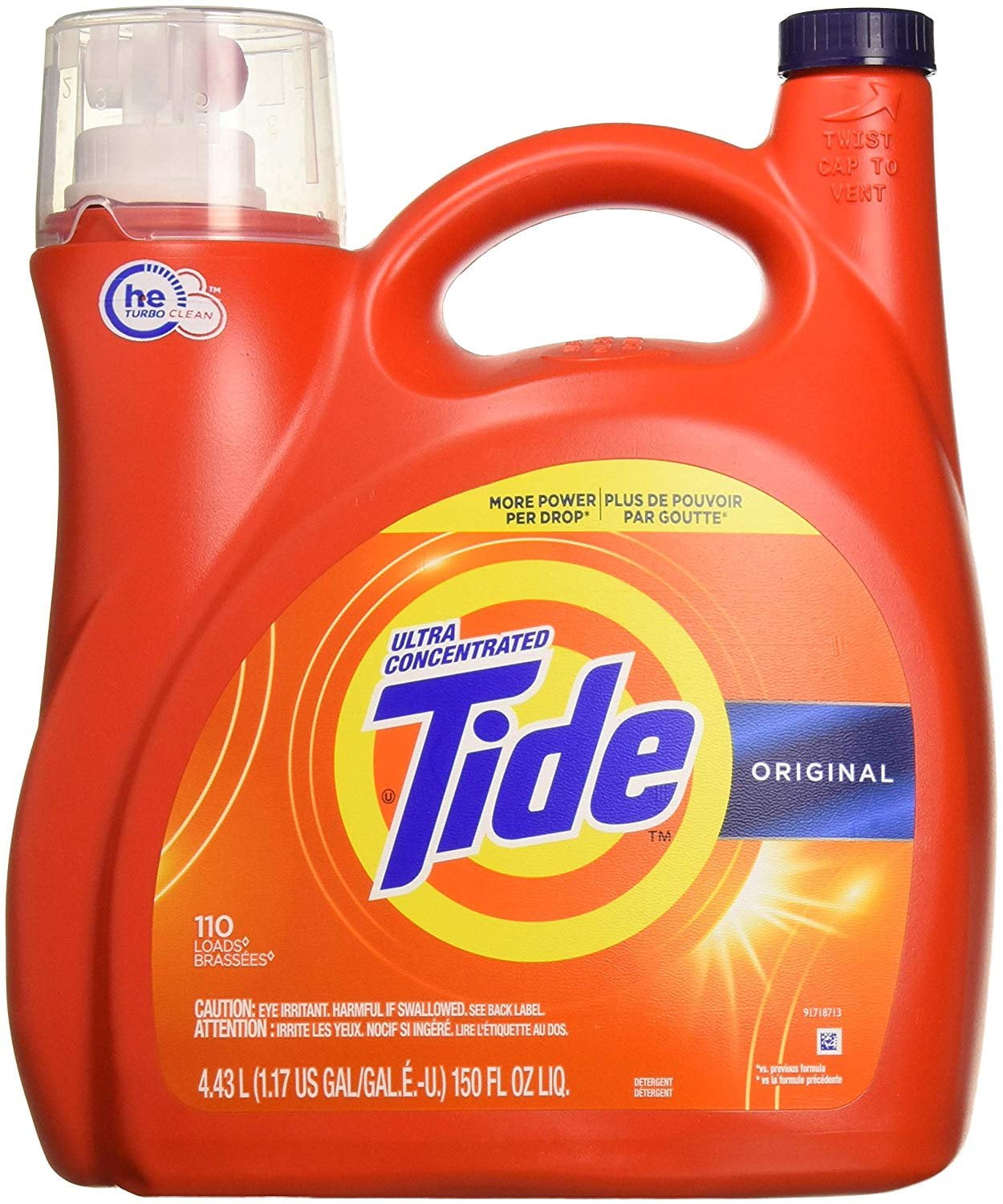 Tide 689358585867 Ultra Concentrate High Efficiency Liquid Laundry ...