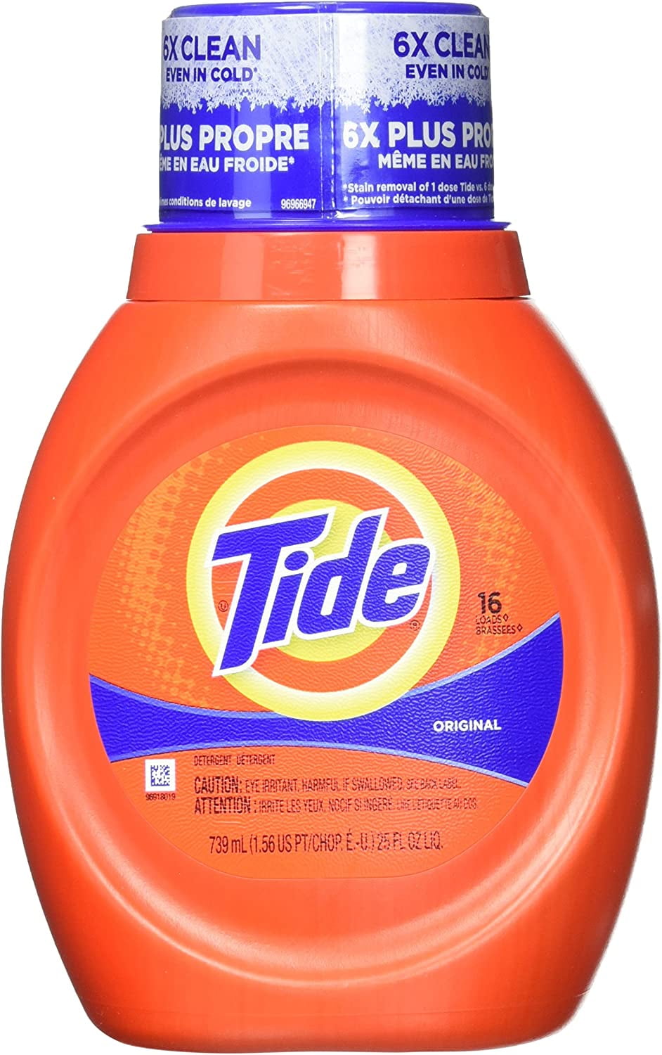 Tide 760838 Liquid Laundry Detergent, Original, 16 Loads, 25 Fl Oz ...
