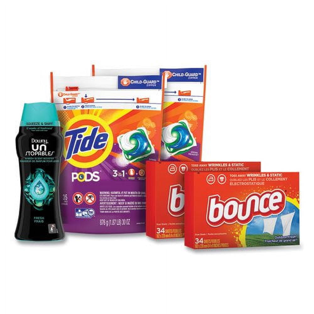 Tide, Downy And Bounce 5-Piece Better Together Bundle - Walmart.com