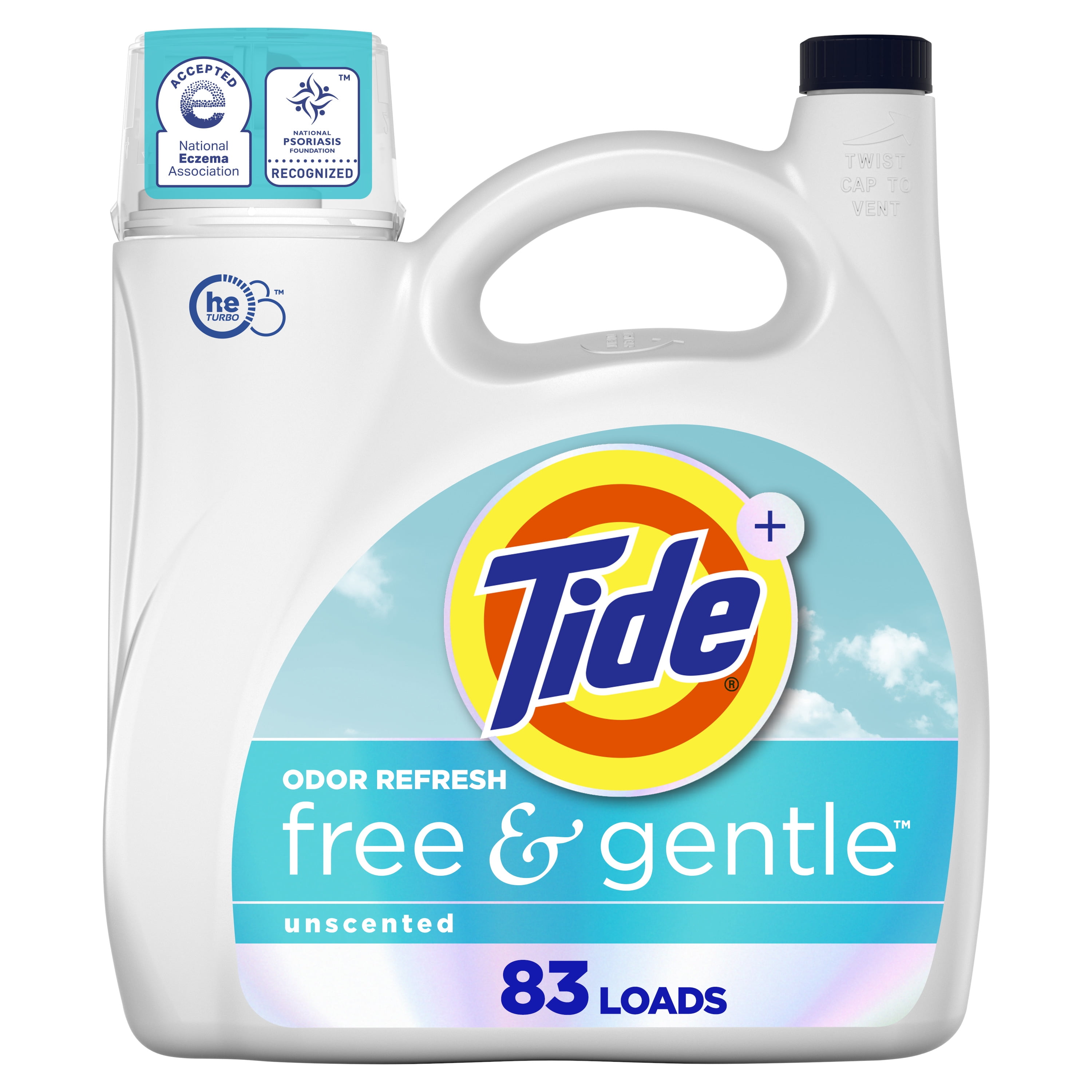 Tide Free and Gentle Odor Refresh Liquid Laundry Detergent ...