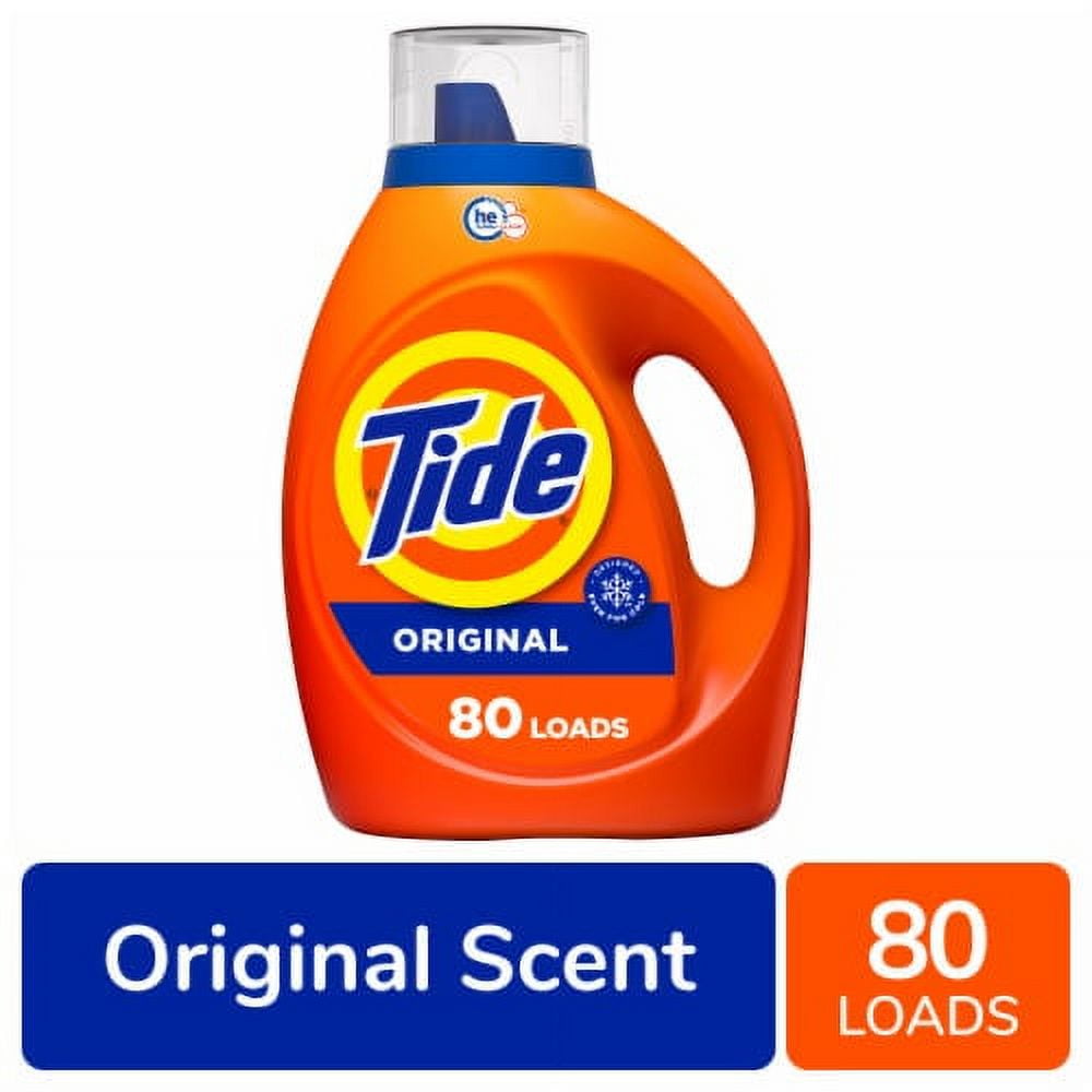 Tide HE Original Scent Liquid Laundry Detergent - Walmart.com