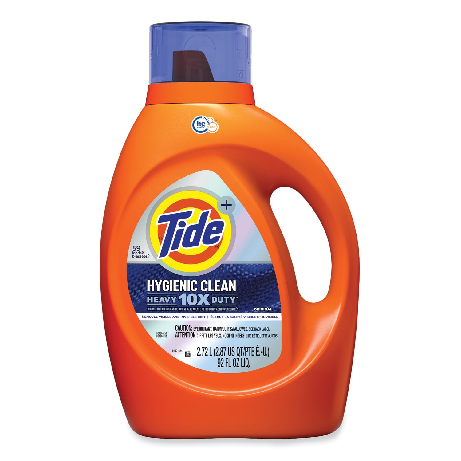 Tide Hygienic Clean Heavy 10x Duty Liquid Laundry Detergent, Original ...