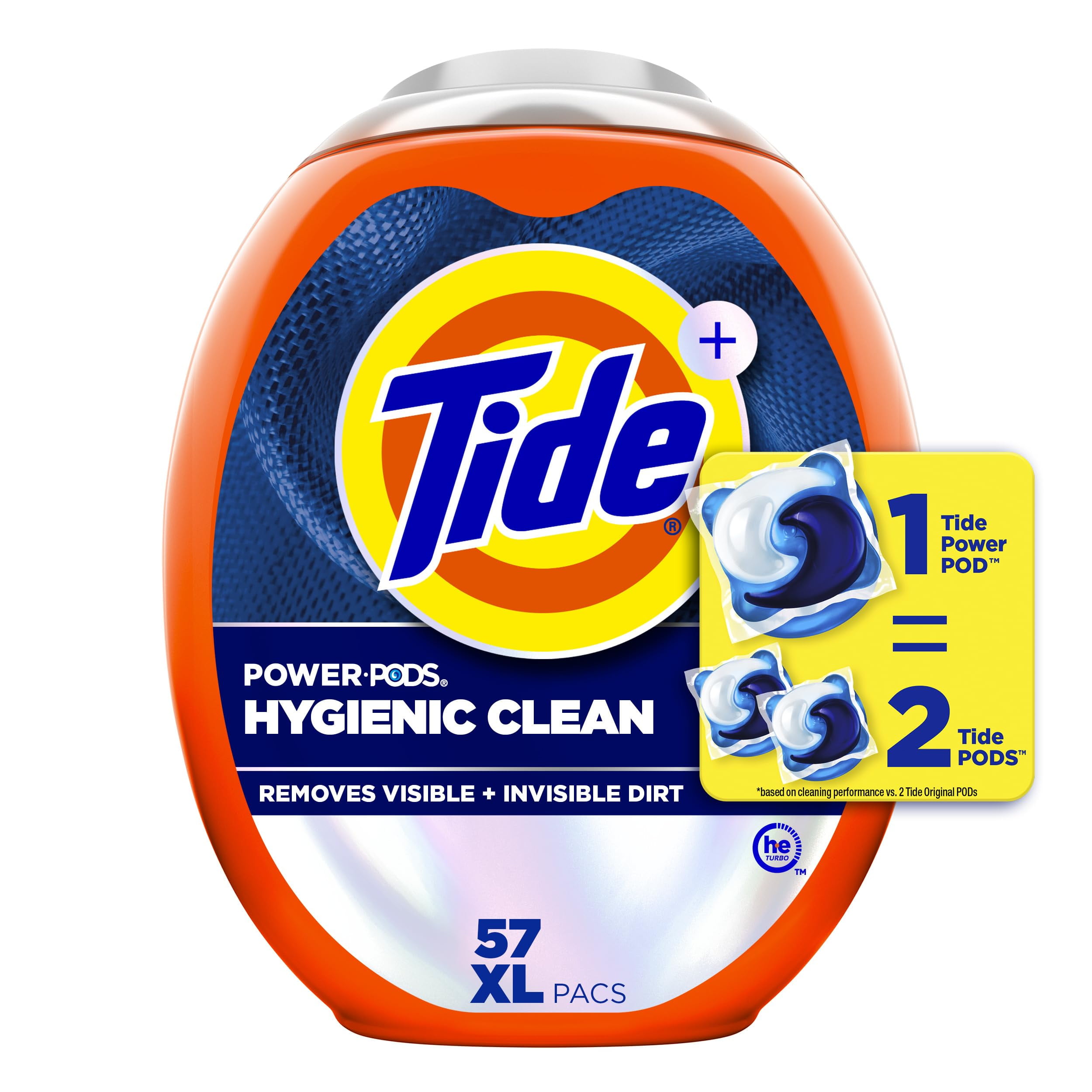 Tide Hygienic Clean Power PODS Laundry Detergent Pacs, Original Scent ...