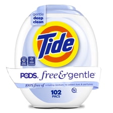 Tide Power Pods Laundry Detergent Wash Capsulas, 48 Ct, Gentle Hygienic ...