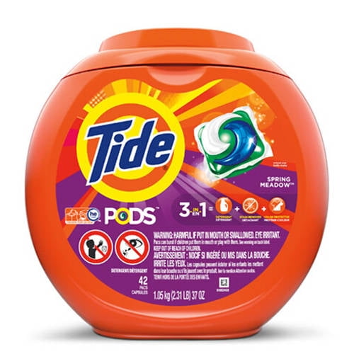 Tide Laundry Pods Spring Meadow, 42 count - Walmart.com