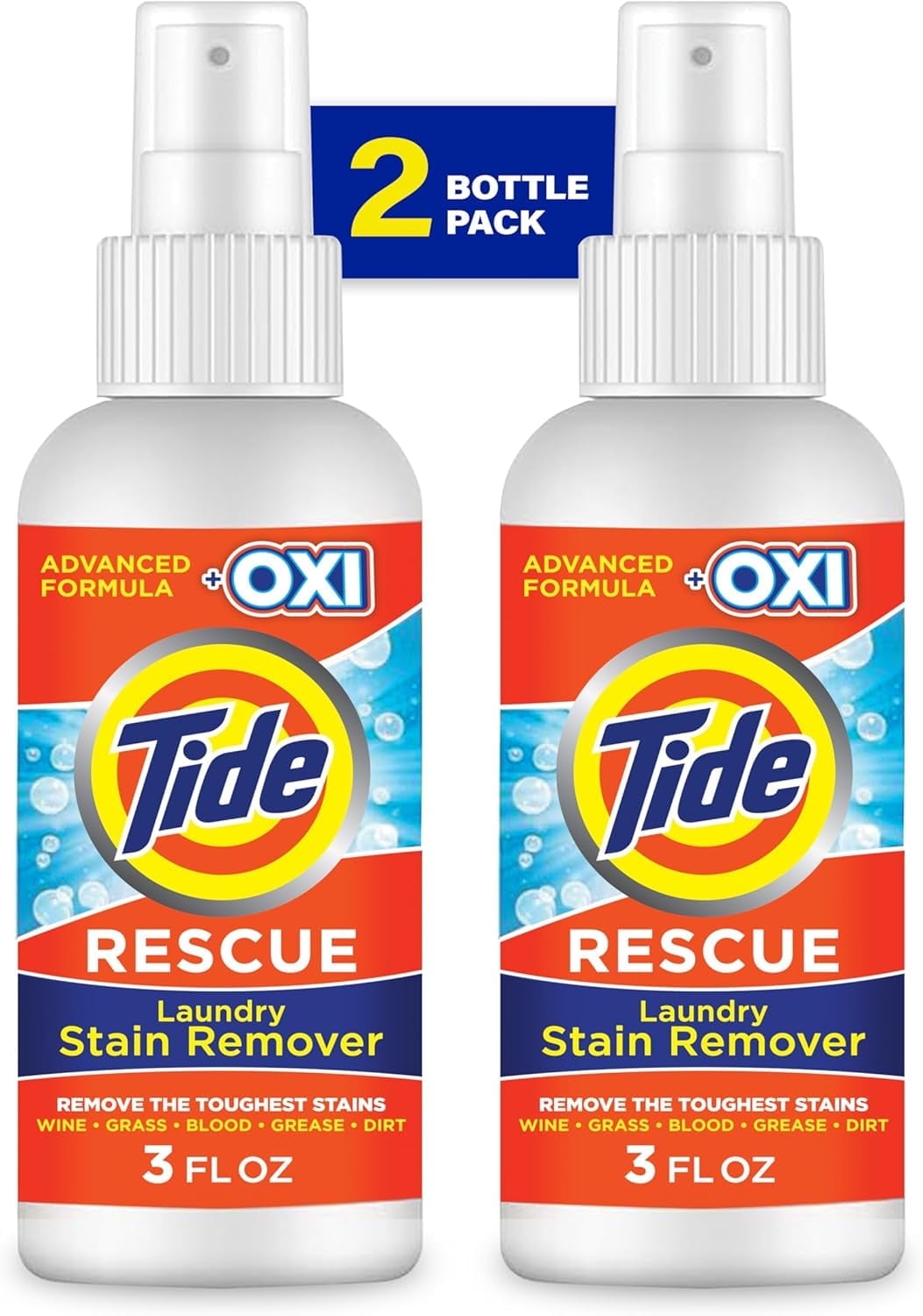 Tide Laundry Stain Remover with Oxi, Rescue Clothes, Upholstery, Carpet ...