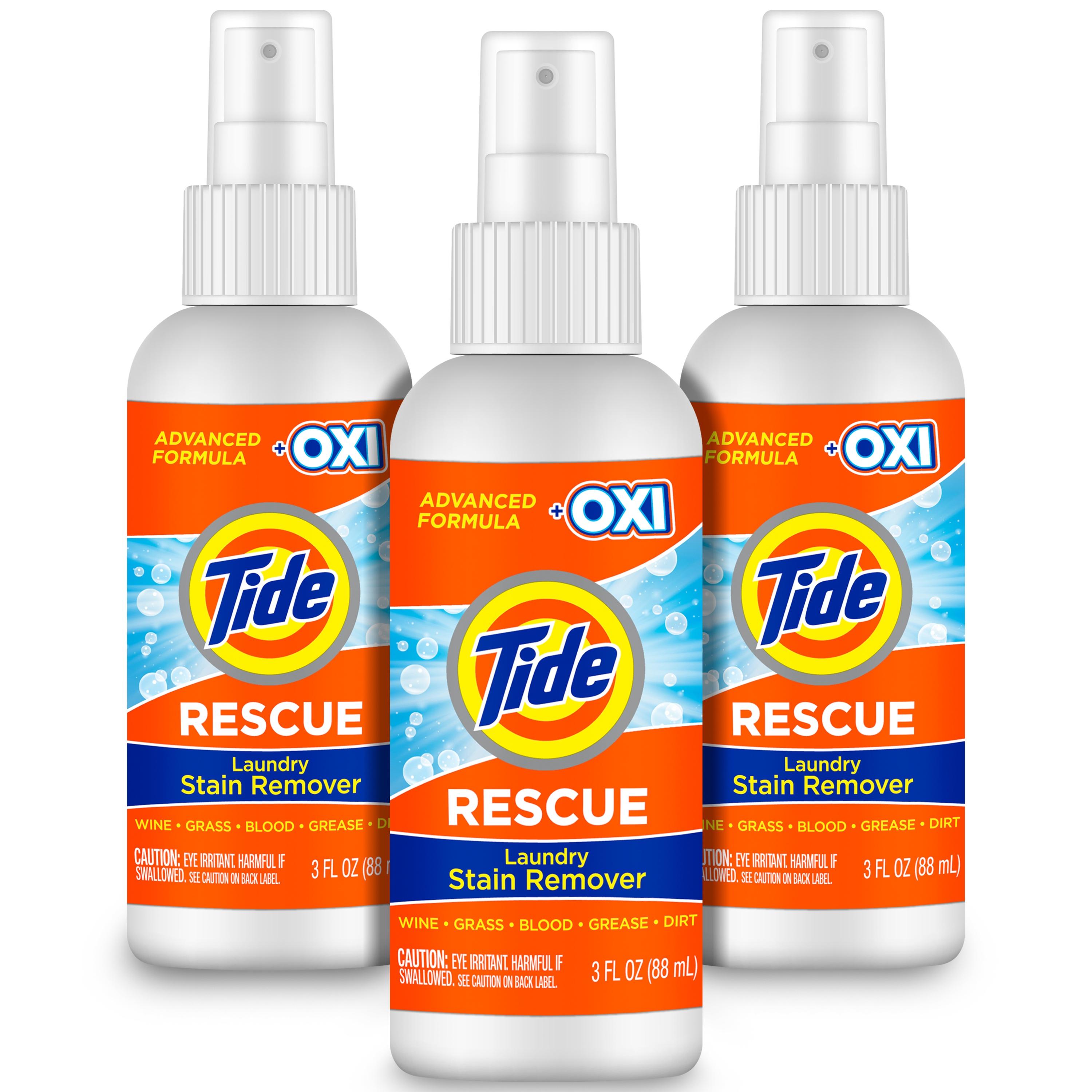 Tide Laundry Stain Remover with Oxi, Rescue Clothes, Upholstery, Carpet ...