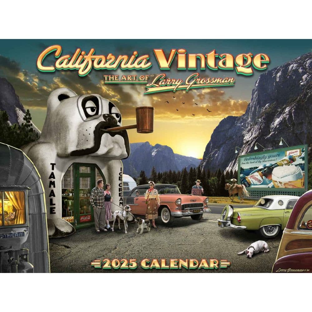Tide-Mark, California Vintage 2025 Wall Calendar - Walmart.com