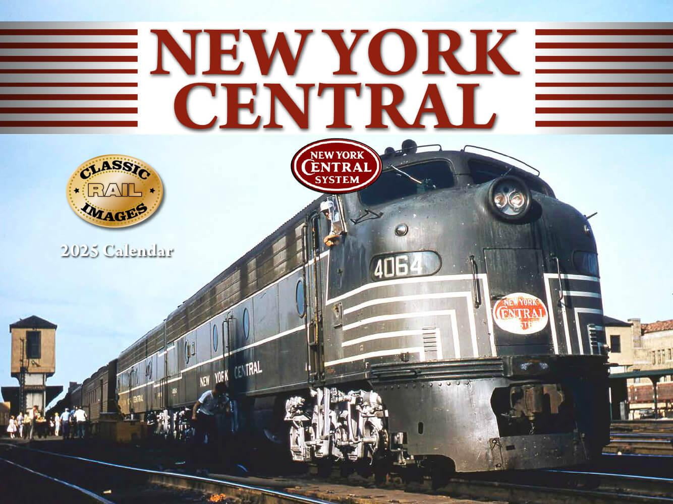 Tide-Mark, New York Trains Central Railroad 2025 Wall Calendar ...