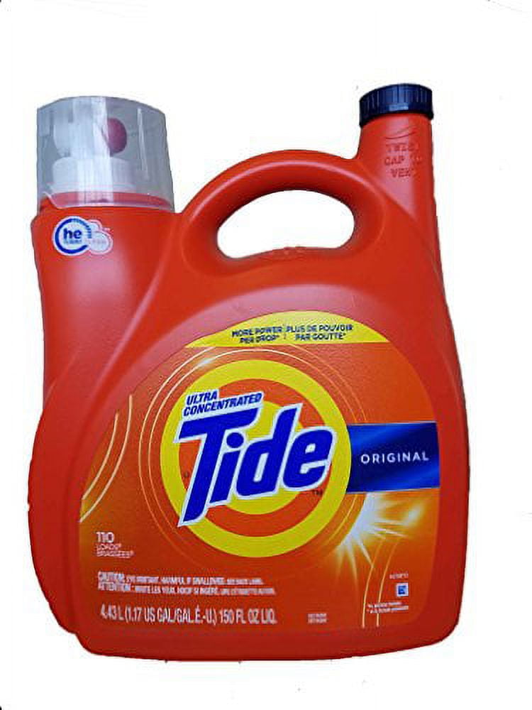 Tide Original 037000777335 High Efficiency Laundry Detergent 150 Oz / 4 ...