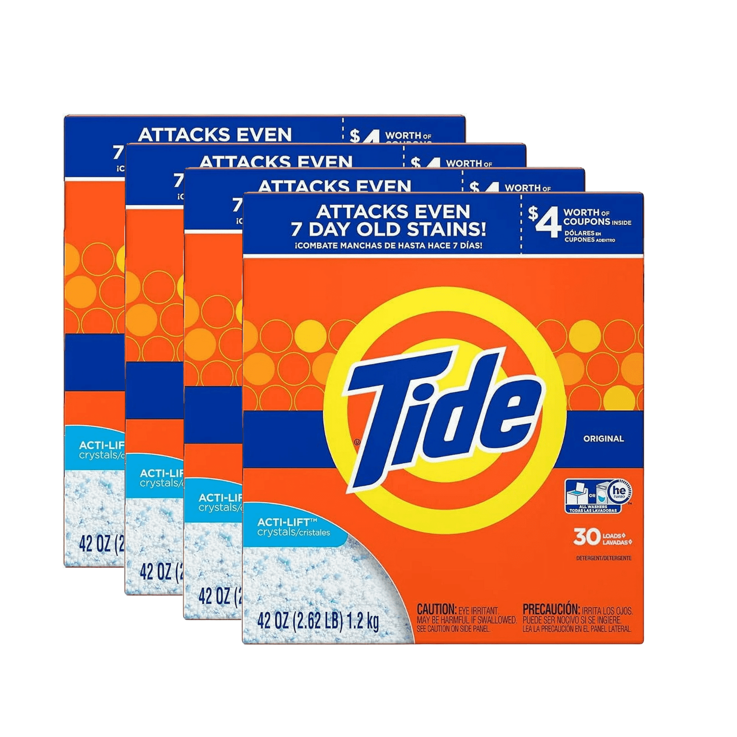 Tide Original (4 Pack) 168 oz - Walmart.com