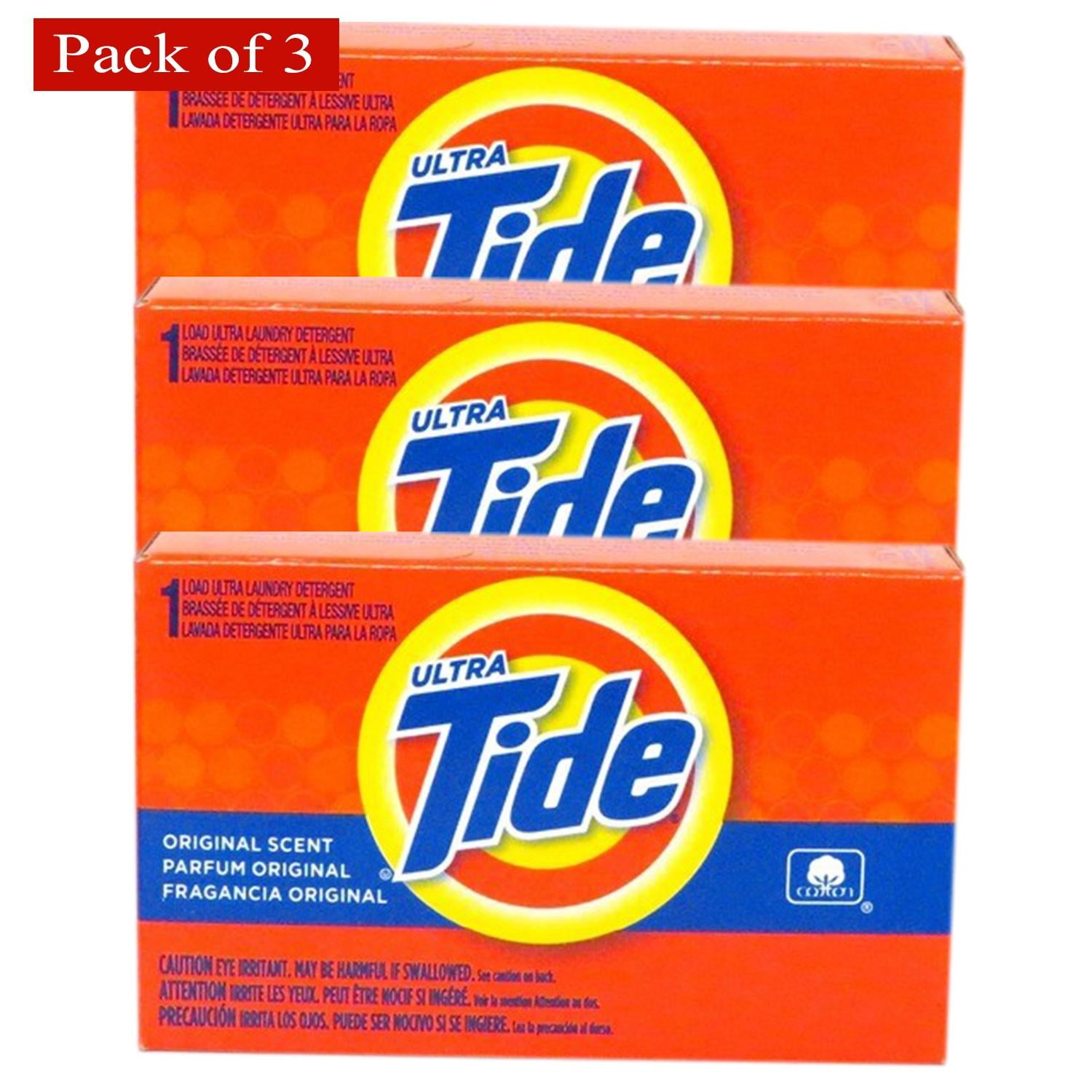 Tide Original Scent 1 Load Laundry Detergent (Pack of 3) - Walmart.com
