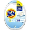 Tide PODS Free and Gentle Laundry Detergent Soap Pacs 112 ct HE ...