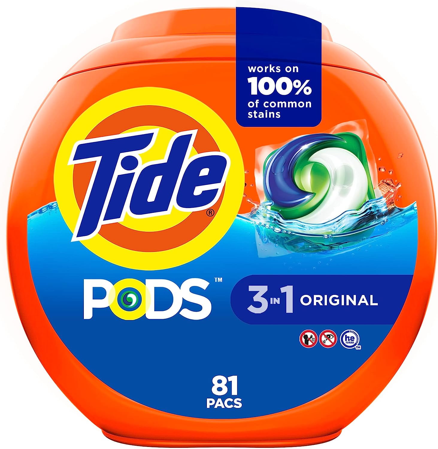 Tide PODS Laundry Detergent Soap PODS, High Efficiency (HE), Original ...