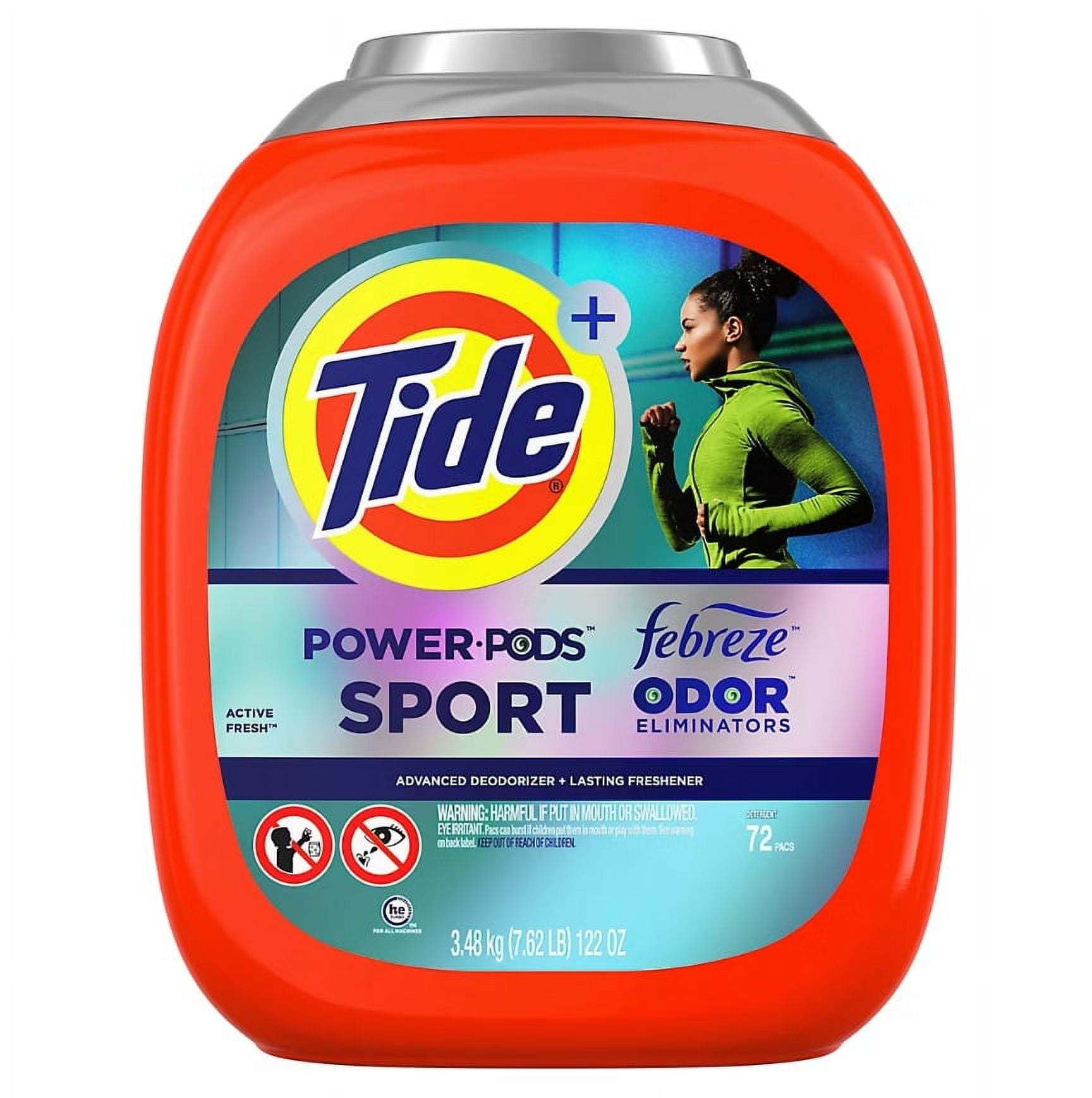 Tide POWER PODS Laundry Detergent Pacs, Febreze Sport Odor Eliminators ...
