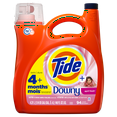 Tide Plus Downy April Fresh Liquid Laundry Detergent, 146 fl oz, 94 ...