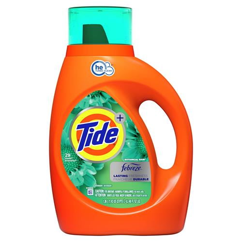 Tide Plus Febreze Freshness Botanical Rain He Turbo Clean Liquid ...