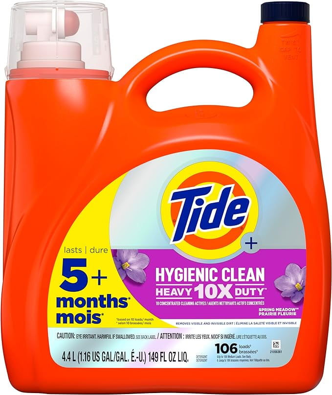 Tide Plus Febreze Freshness HE Turbo Clean Liquid Laundry Detergent, HE ...