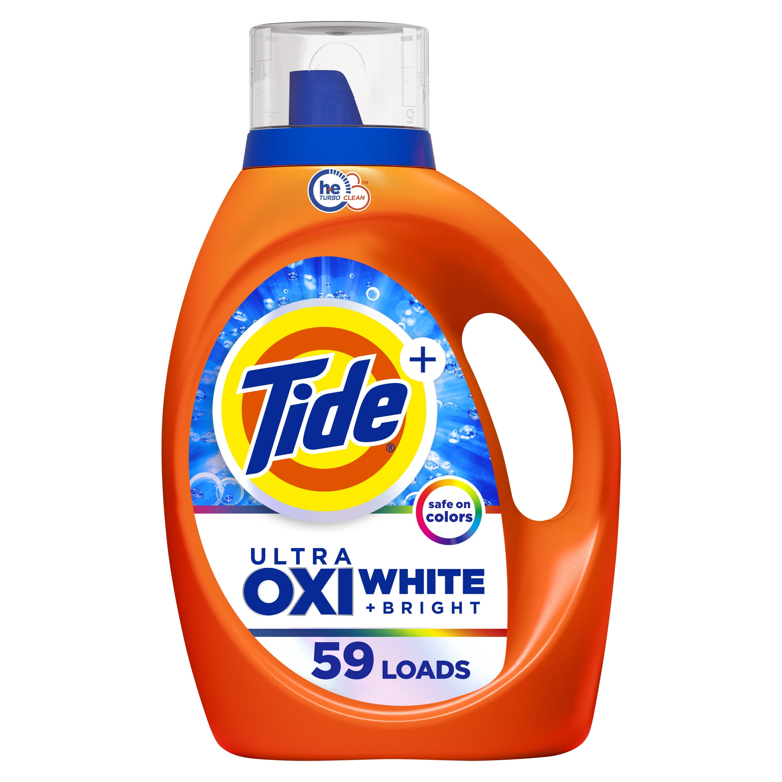 Tide Plus UItra Oxi White and Bright Liquid Laundry Detergent, 59 Loads ...