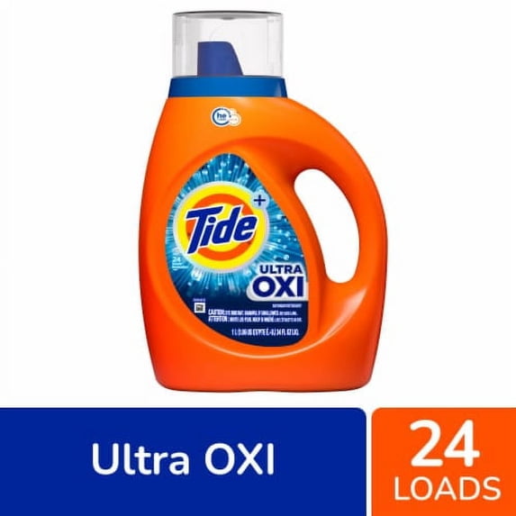 Tide Laundry Detergent, Concentrated Freshness, Ultra OXI, Advanced ...