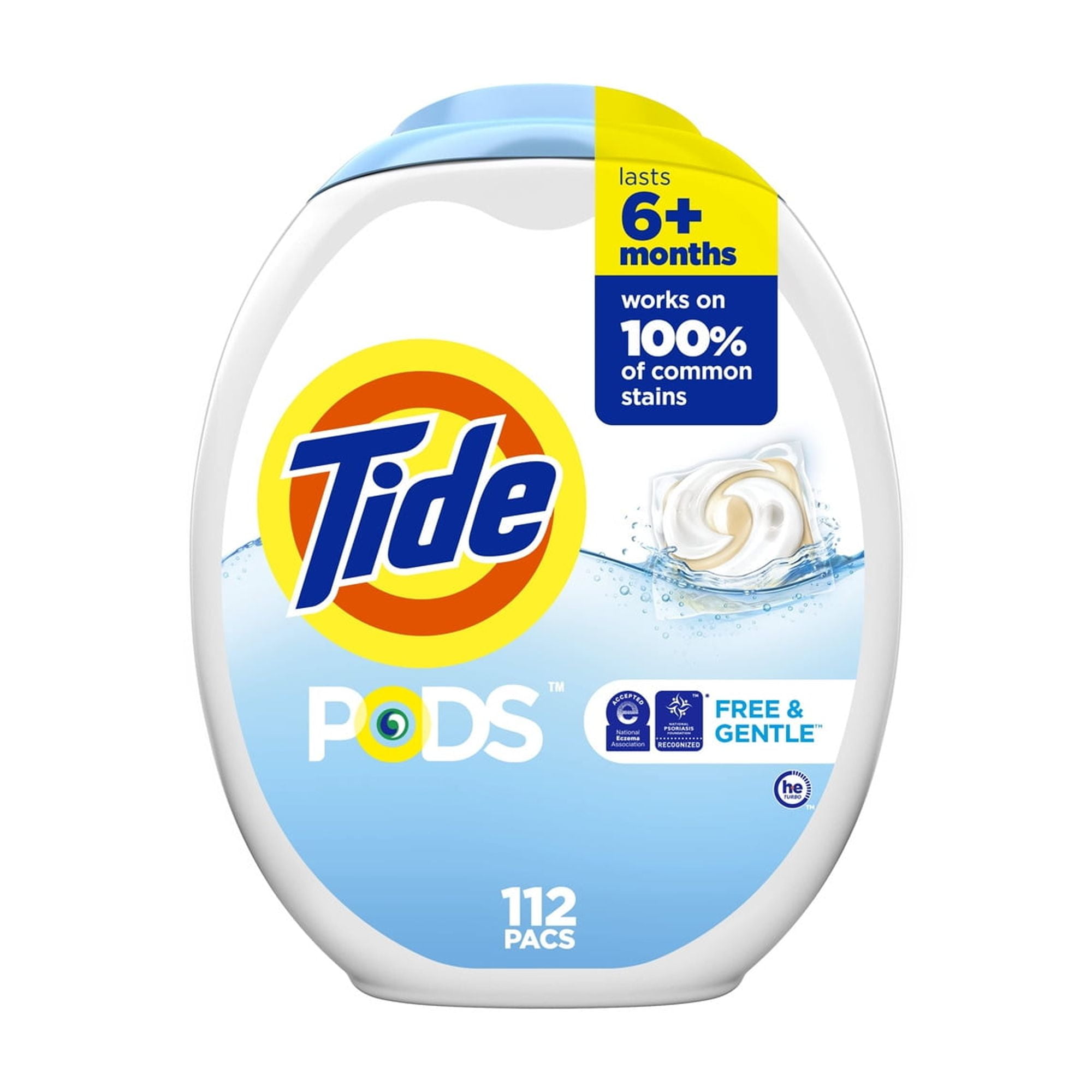 Tide Pods Free and Gentle Laundry Detergent Pods (Pack of 5) - Walmart.com