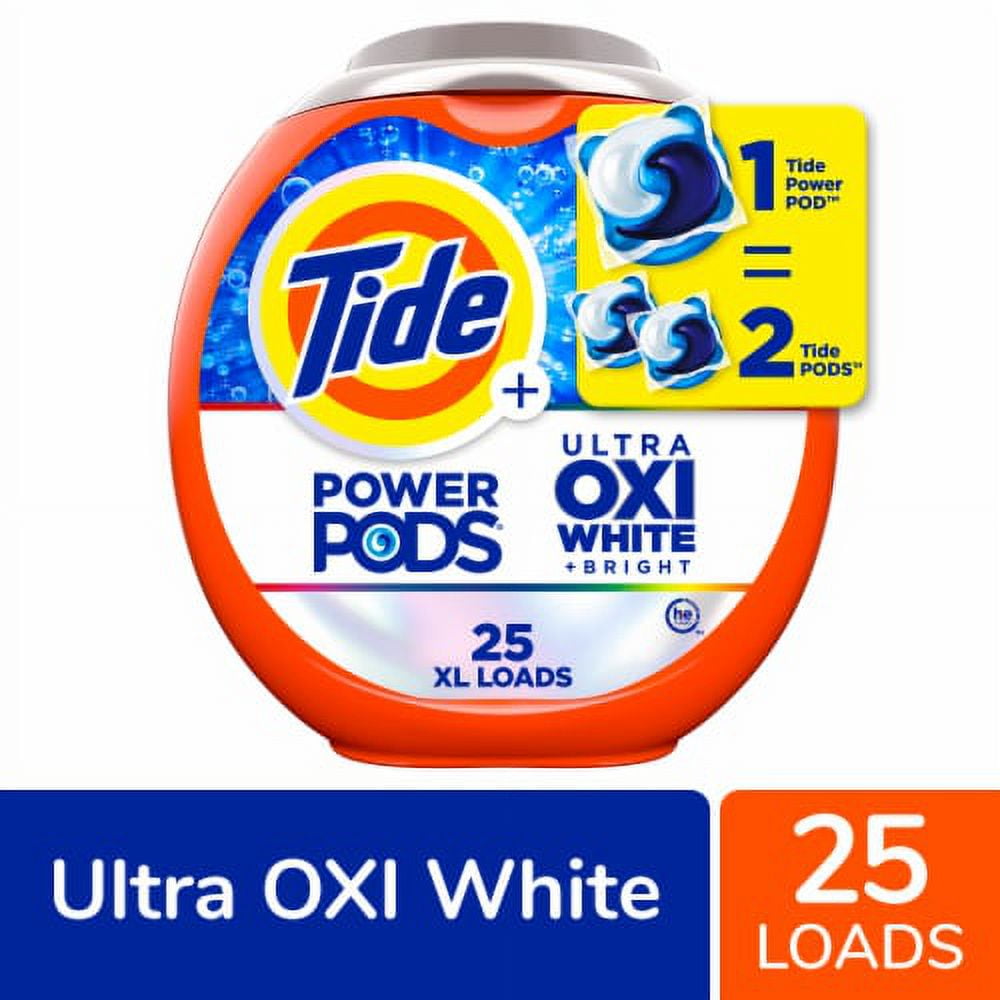 Tide Pods Plus Ultra Oxi White & Bright Laundry Detergent Pods ...