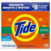 Tide Ultra HE Clean Washing Powder Laundry Detergent, 102 Loads, 143 oz ...
