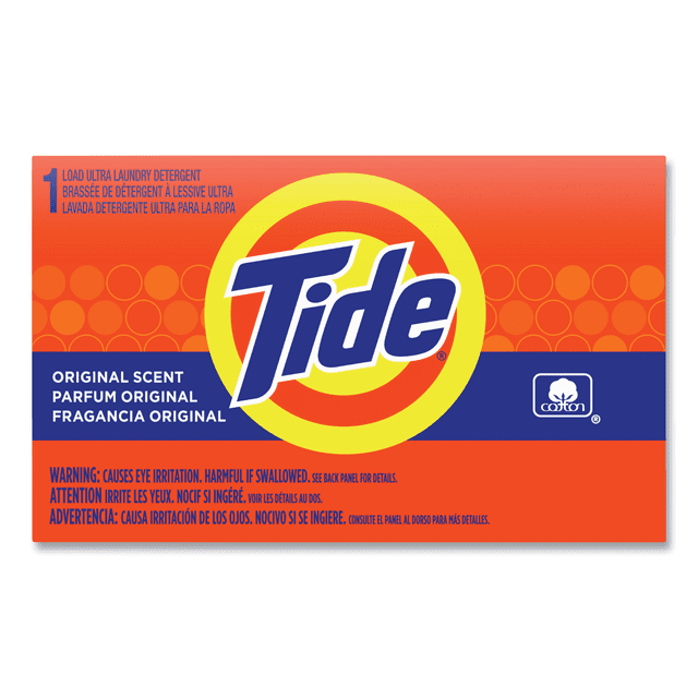 Tide® Quick-Dissolving Laundry Detergent Powder, 1.5-oz., 156 Packs ...