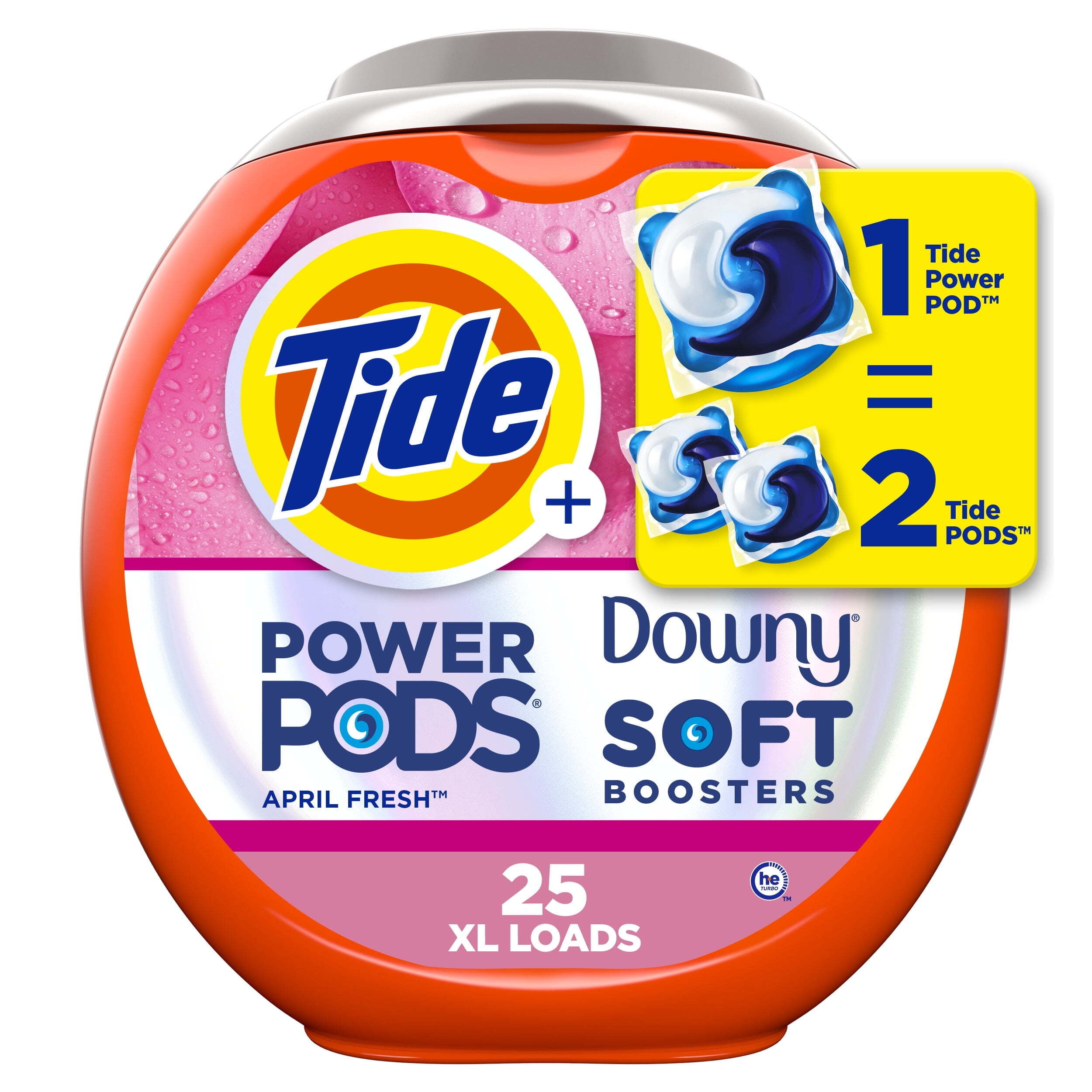 Tide Power PODS with Downy Laundry Detergent Packs, April Fresh Scent ...