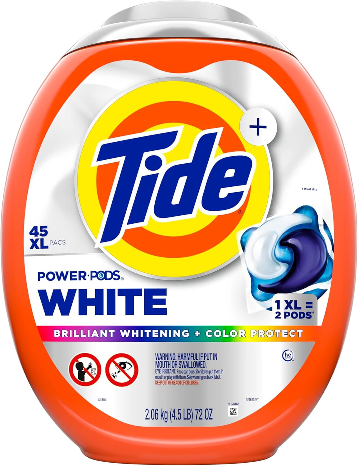 Tide Power PODS Plus Ultra OXI White and Bright Laundry Detergent ...