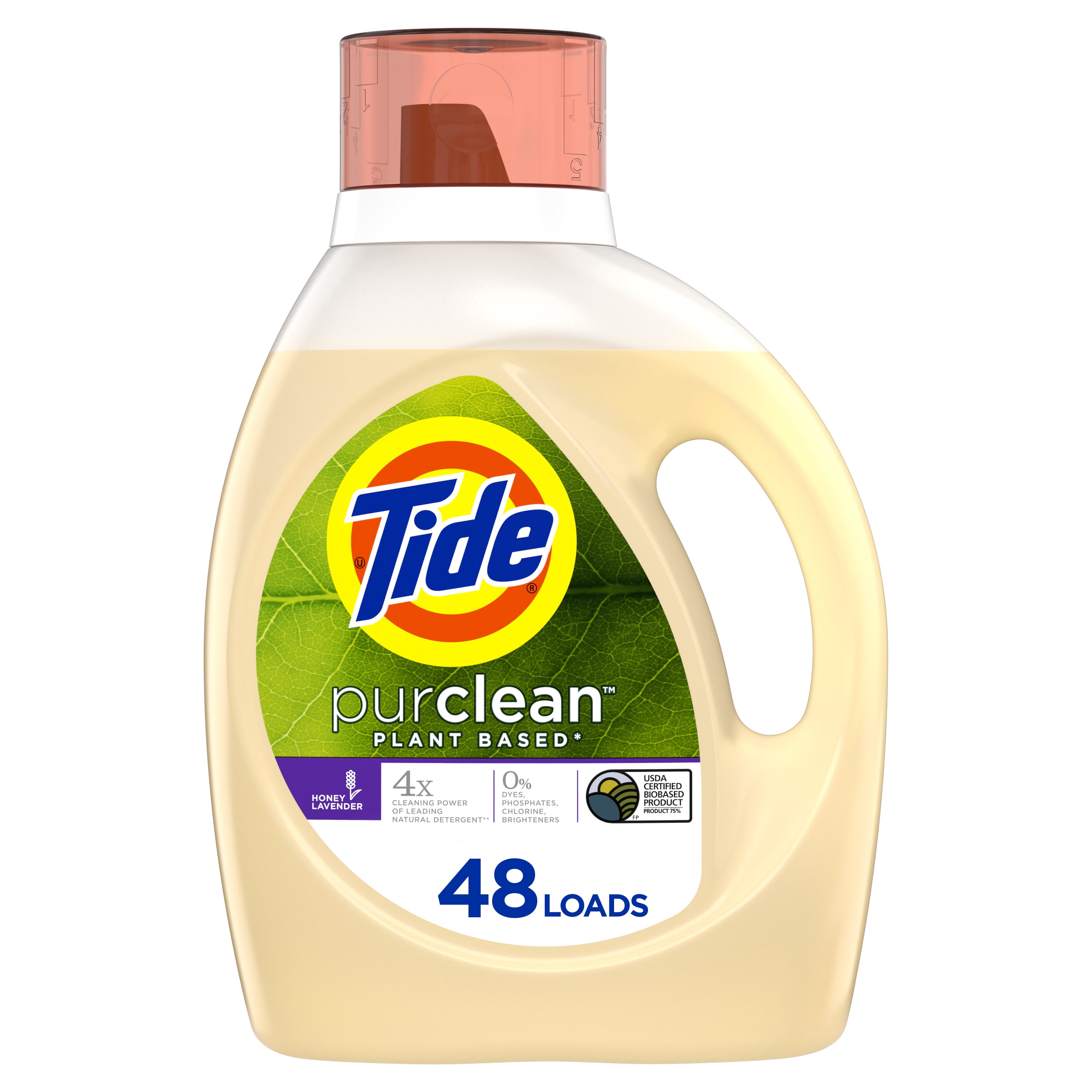 Tide Purclean Lavender, 48 Loads Liquid Laundry Detergent, 69 fl oz ...
