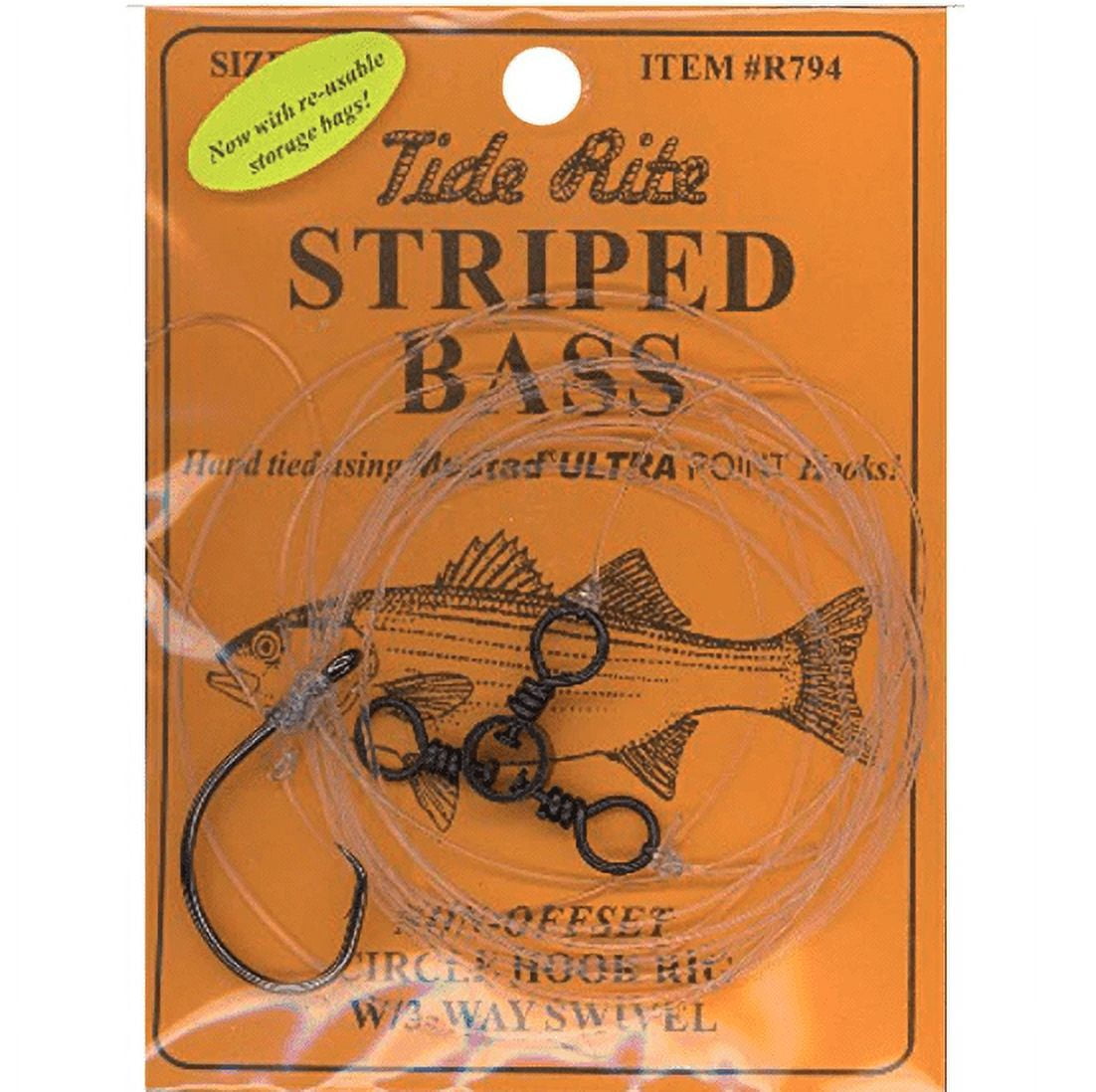 Tide Rite 7/0 3 Way Striper Rigs - Walmart.com