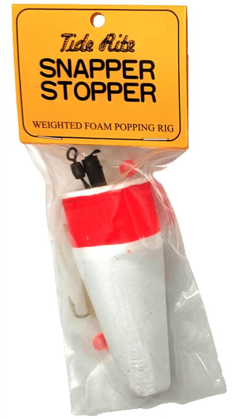 Tide Rite Weighted Foam Snapper Popper with Tube Hook - Walmart.com