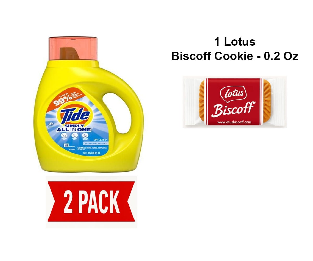 Tide Simply All In One Liquid Laundry Detergent, Refreshing Breeze, 34 ...
